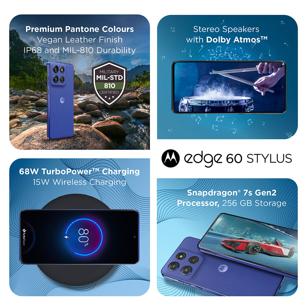 Best Android Stylus Phones with OLED and Dolby Atmos | Motorola IN