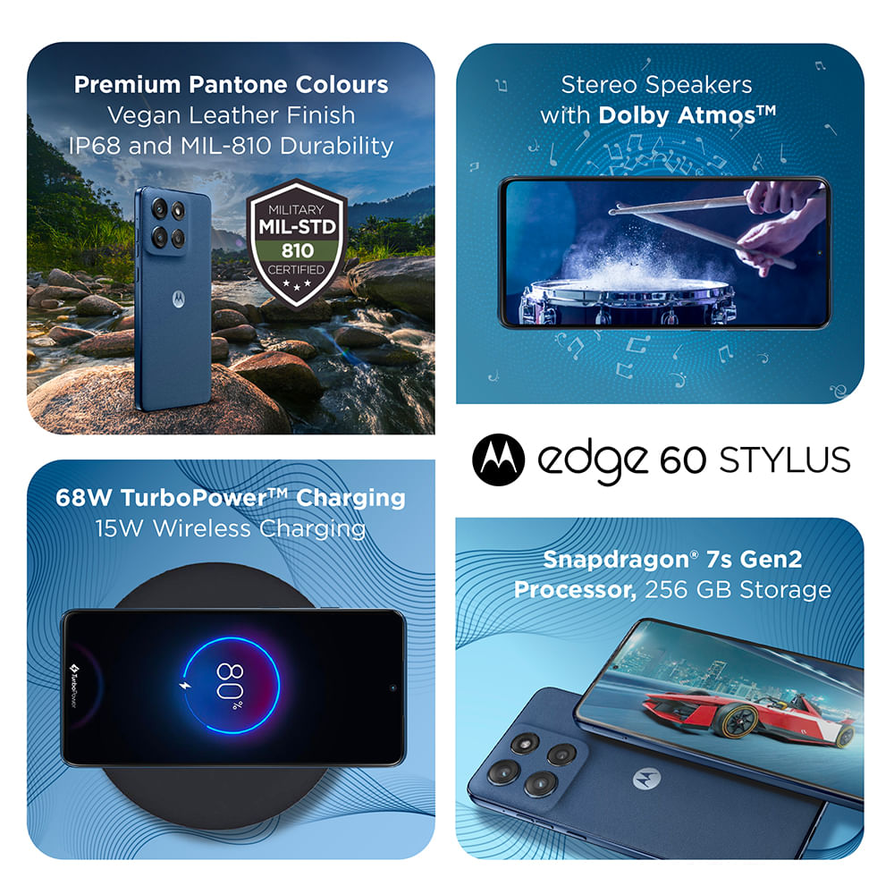 Best Android Stylus Phones with OLED and Dolby Atmos | Motorola IN